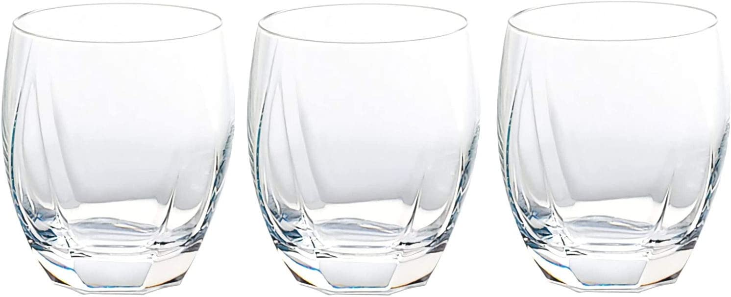 ADERIA Rock Glass Sage Old 11 345ml Clear Made in Japan B-6484 3 pieces - Discovery Japan Mall